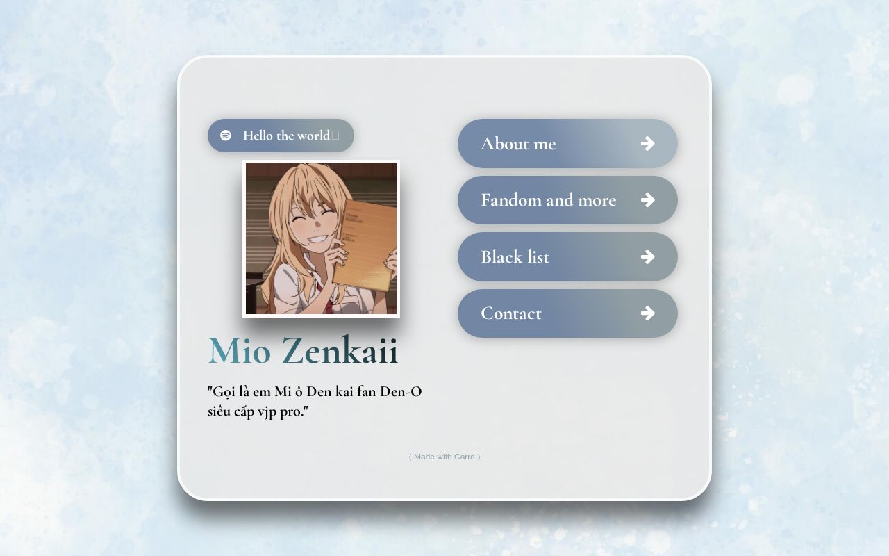 Mio Zenkai's pờ rô phai sừ